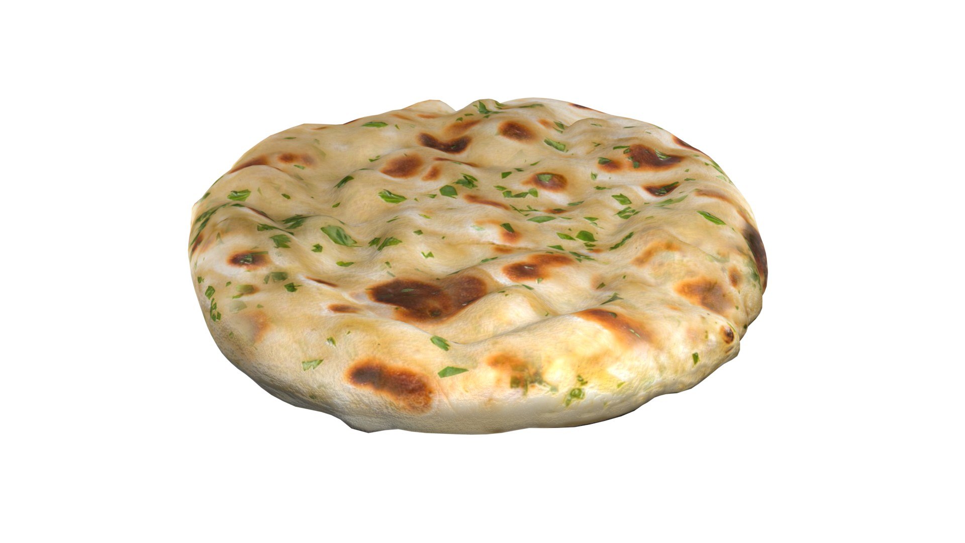 3D Inidan Bread Naan - TurboSquid 2369589