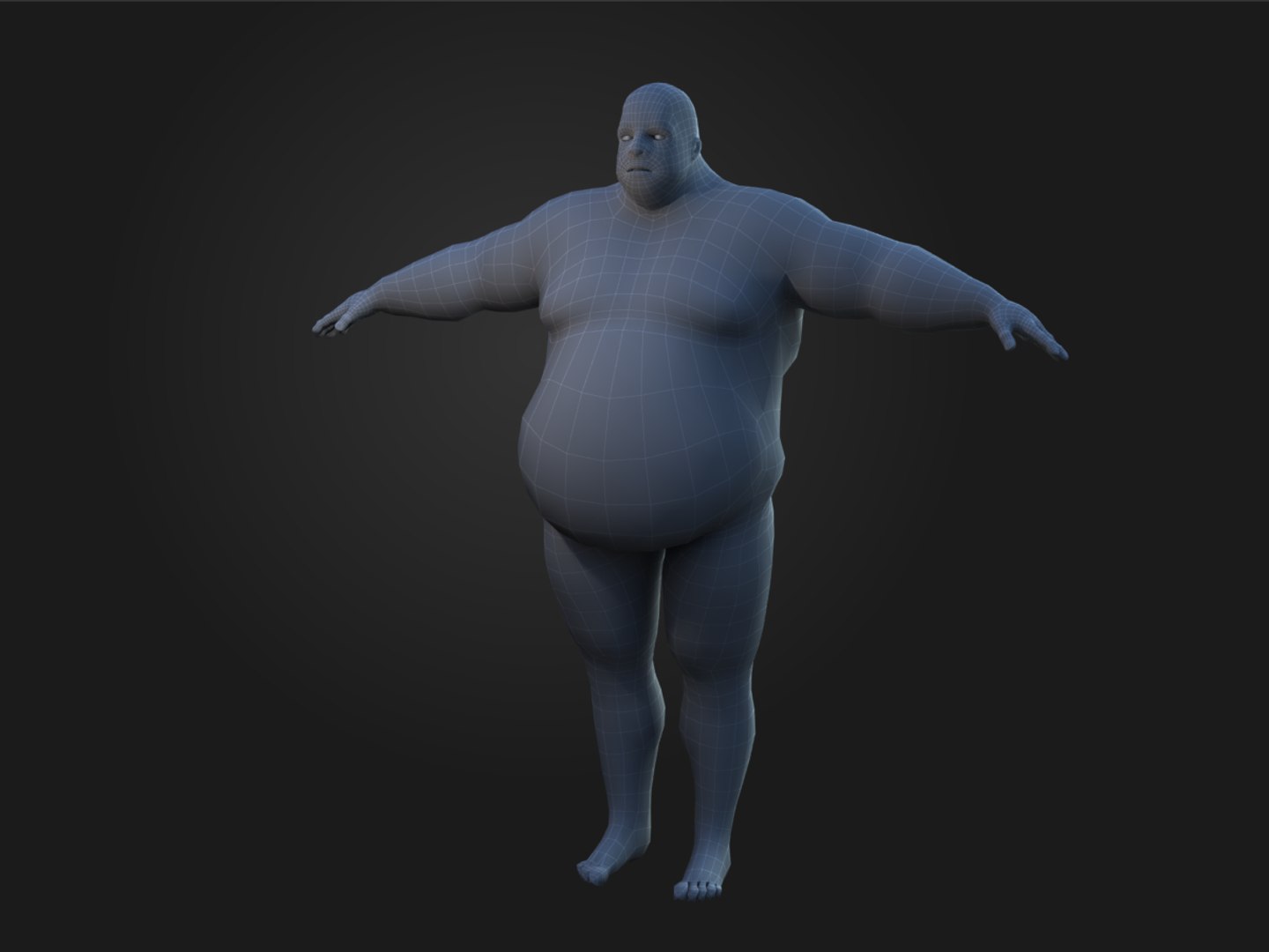 Big Man 3d Max