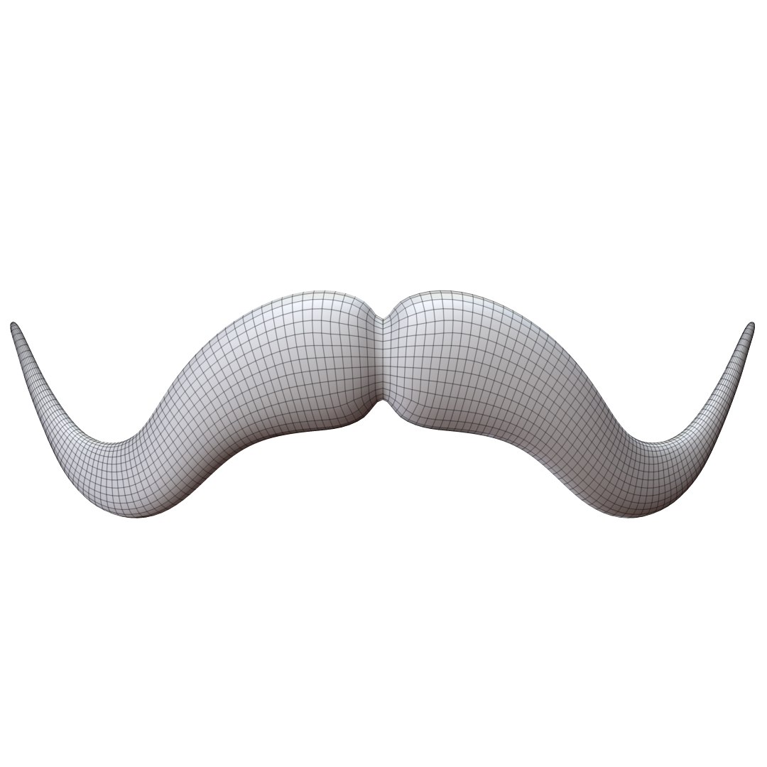 Mustache Model - TurboSquid 1195233