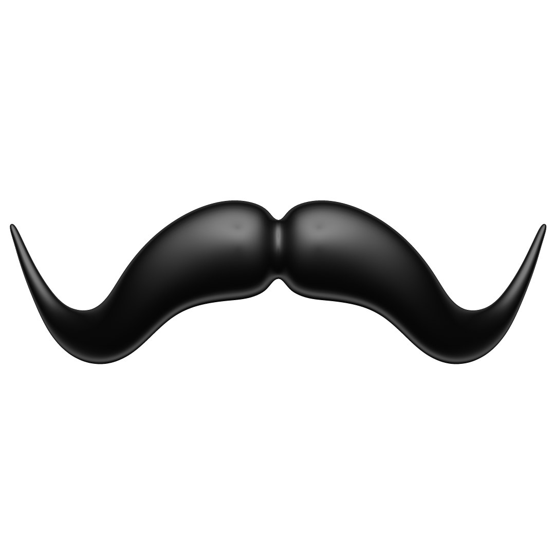 Mustache Model - TurboSquid 1195233