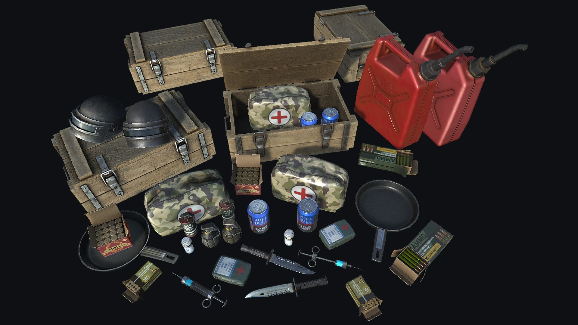PUBG Mode Assets 3D Model - TurboSquid 1738092