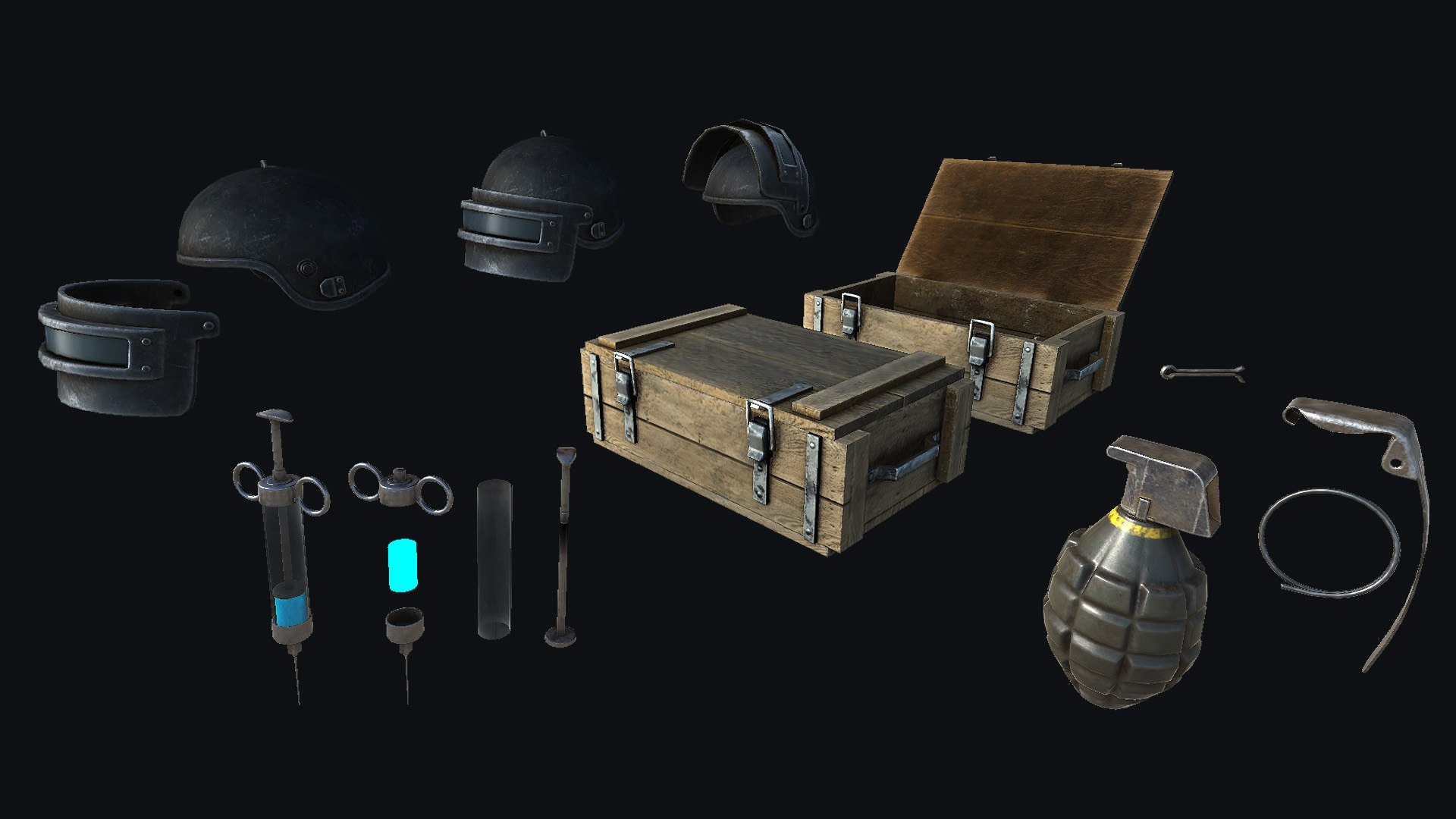 PUBG Mode Assets 3D Model - TurboSquid 1738092