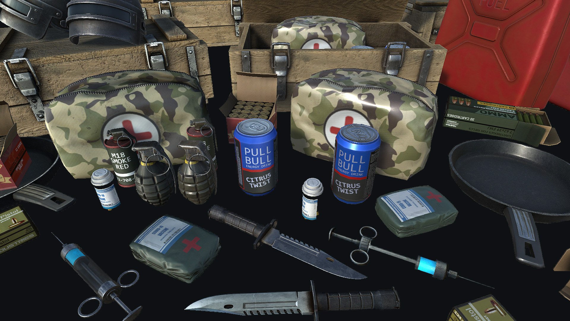PUBG Mode Assets 3D Model - TurboSquid 1738092