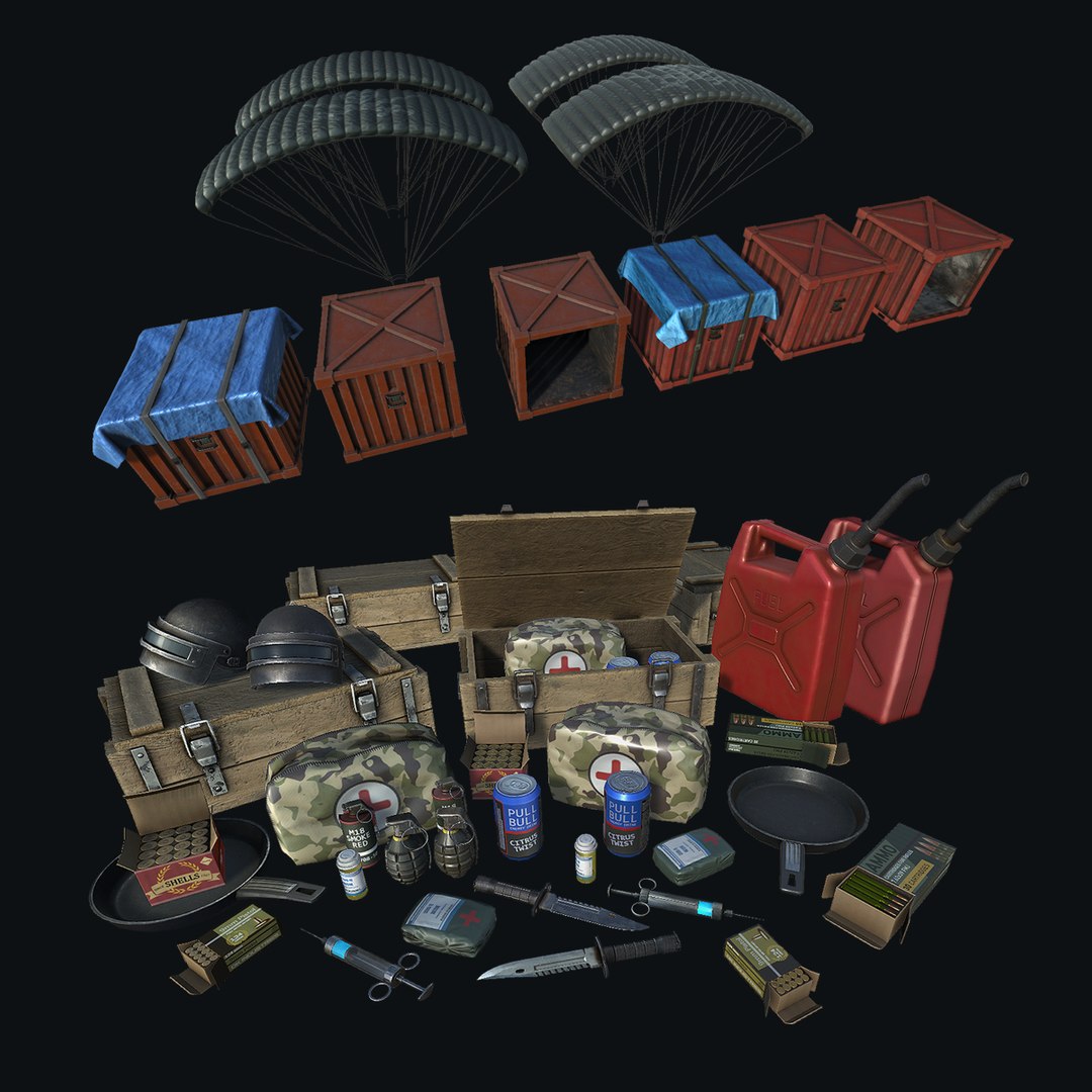 PUBG Mode Assets 3D Model - TurboSquid 1738092