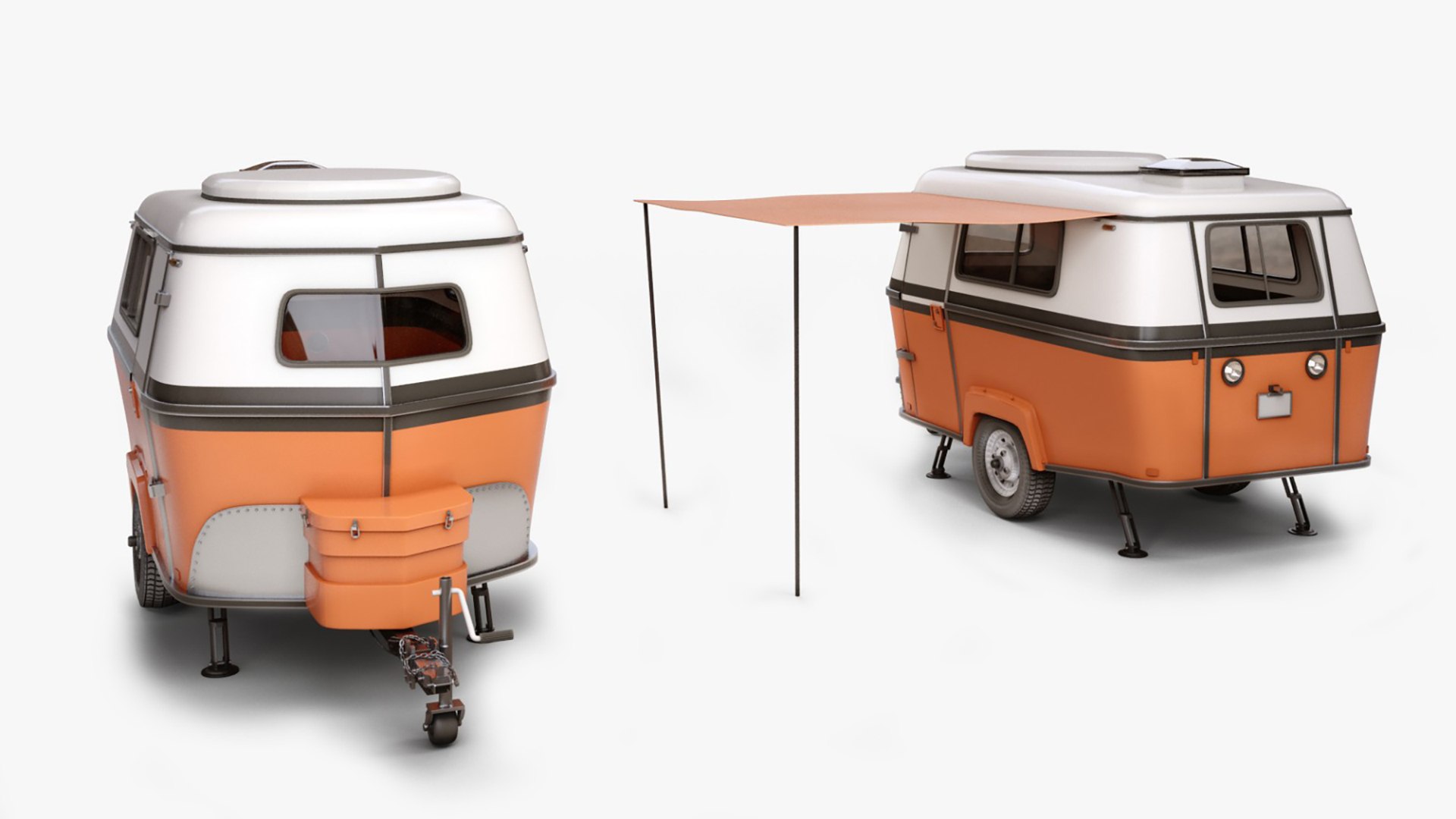 MeerKat Camper Trailer Model - TurboSquid 1931587