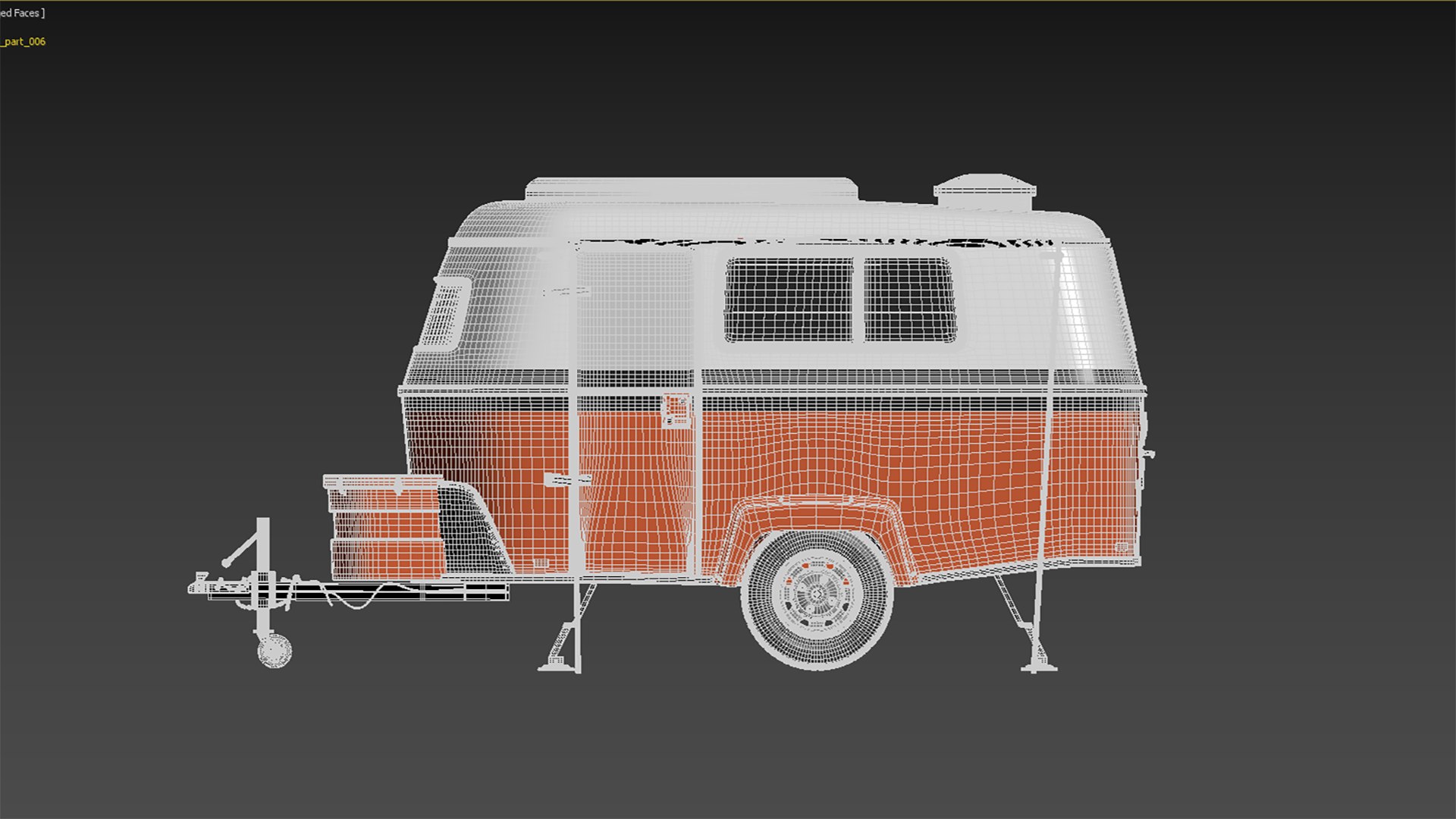 MeerKat Camper Trailer Model - TurboSquid 1931587