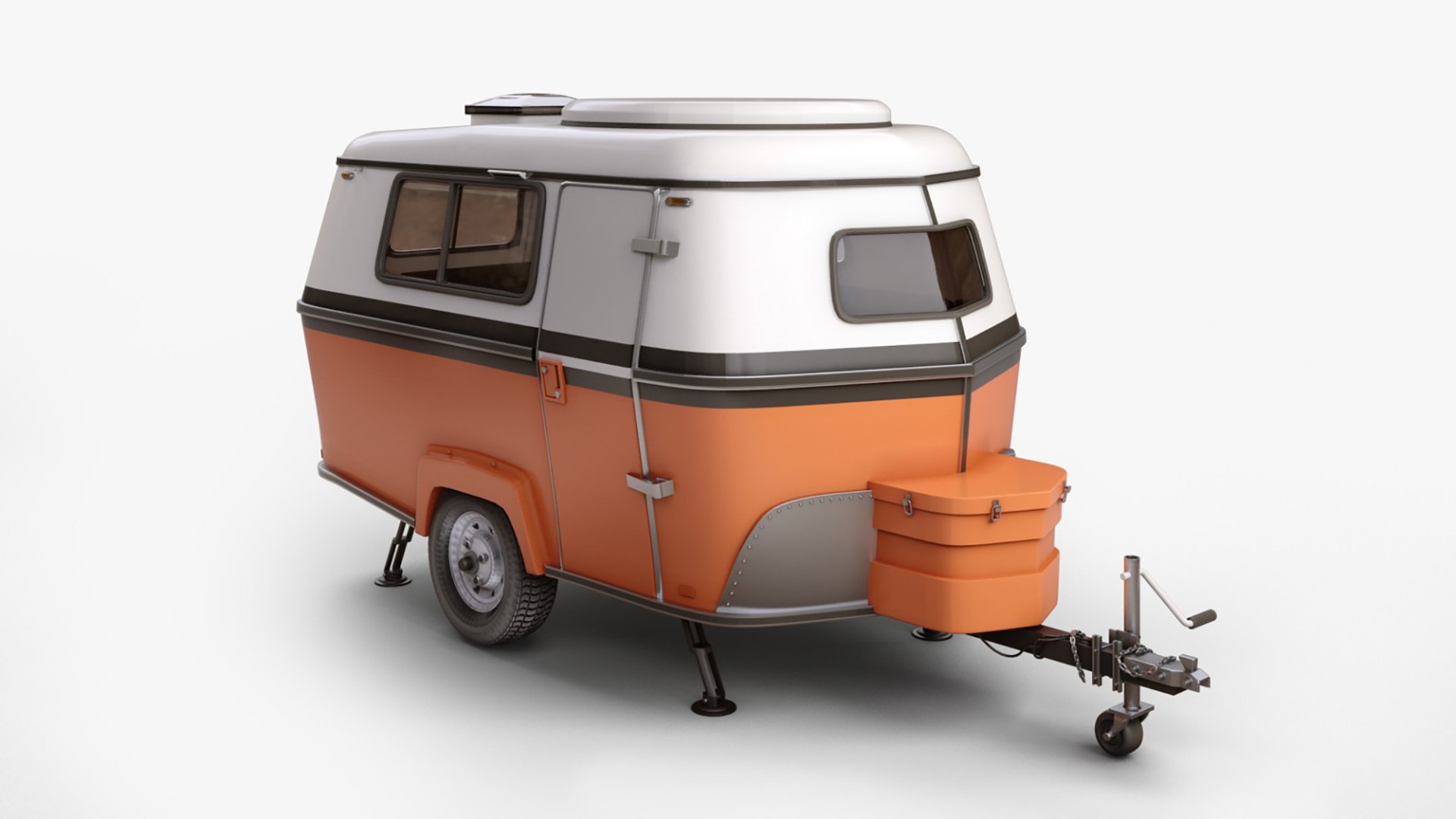 MeerKat Camper Trailer Model - TurboSquid 1931587