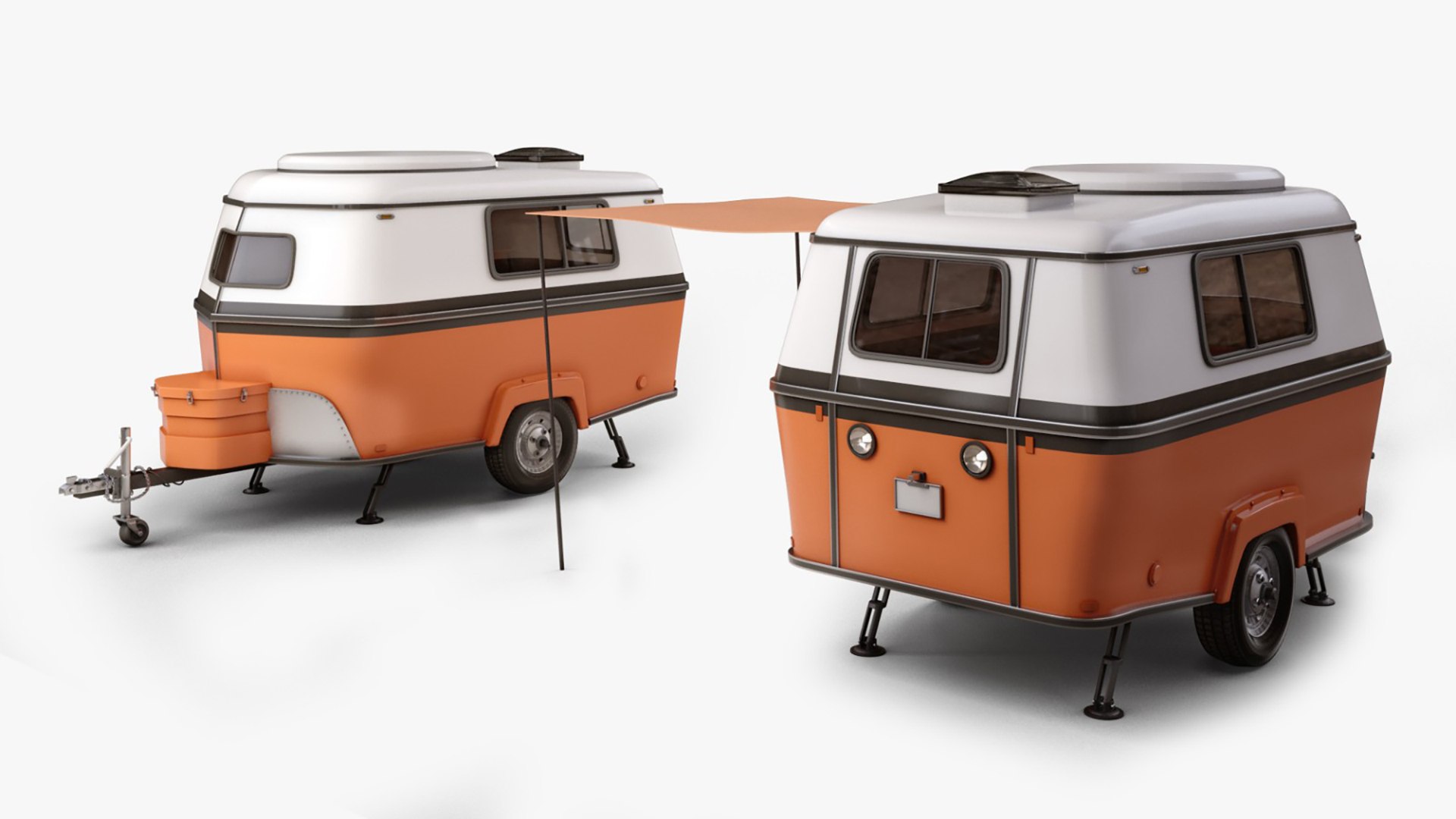 MeerKat Camper Trailer Model - TurboSquid 1931587