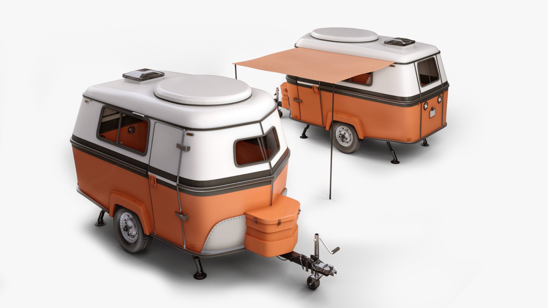 MeerKat Camper Trailer Model - TurboSquid 1931587