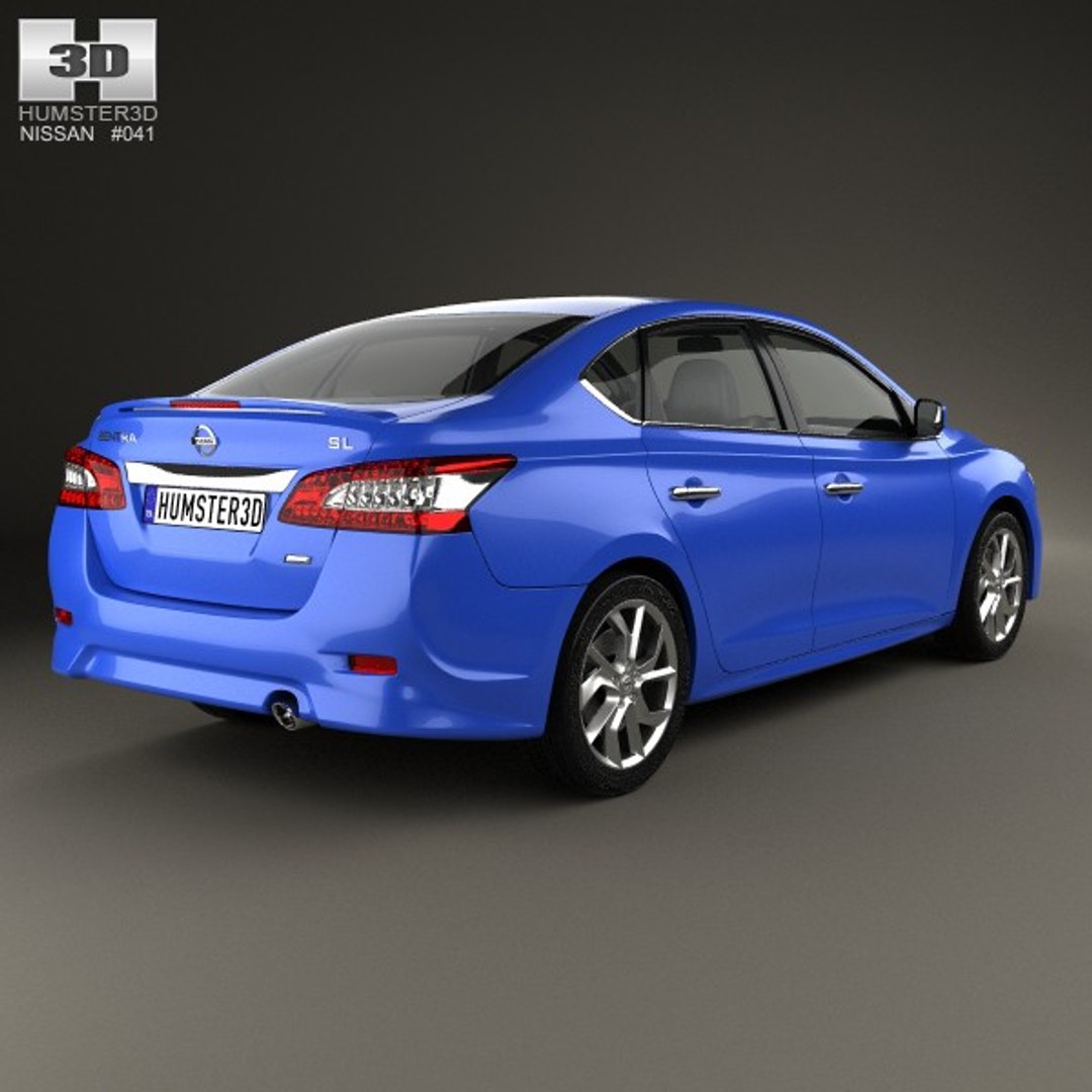 3d Model 2013 Nissan Sentra