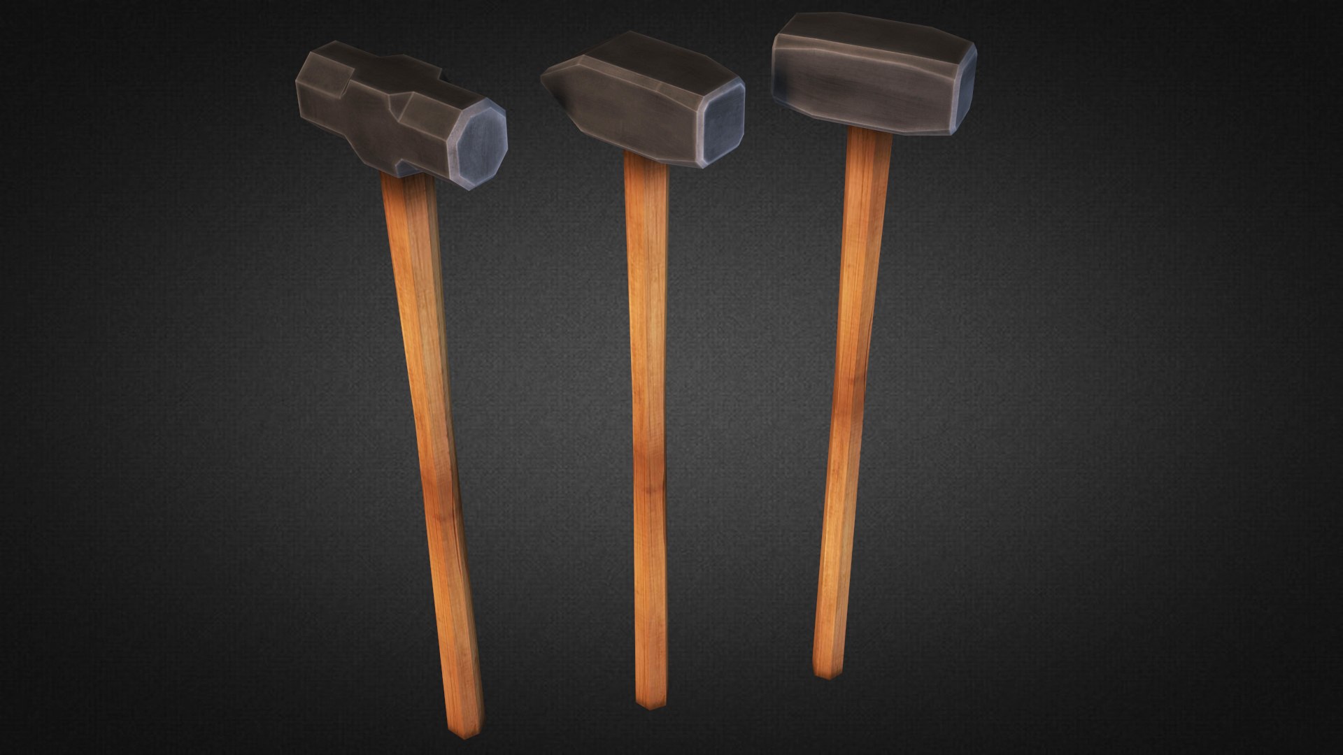 3d model sledgehammer weapons fps