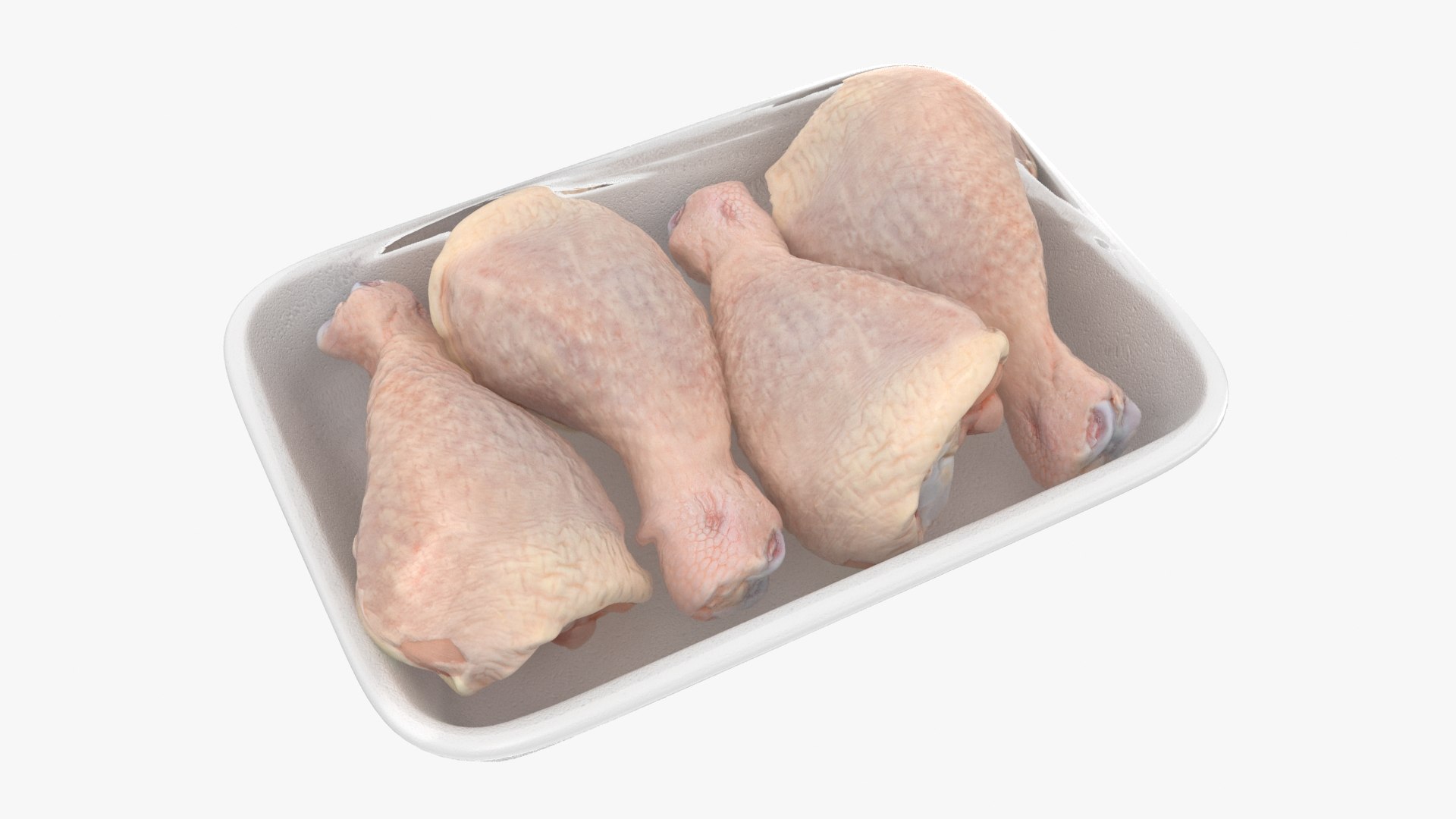 Raw Meat Wrapped Package Collection 3D Model - TurboSquid 2171060