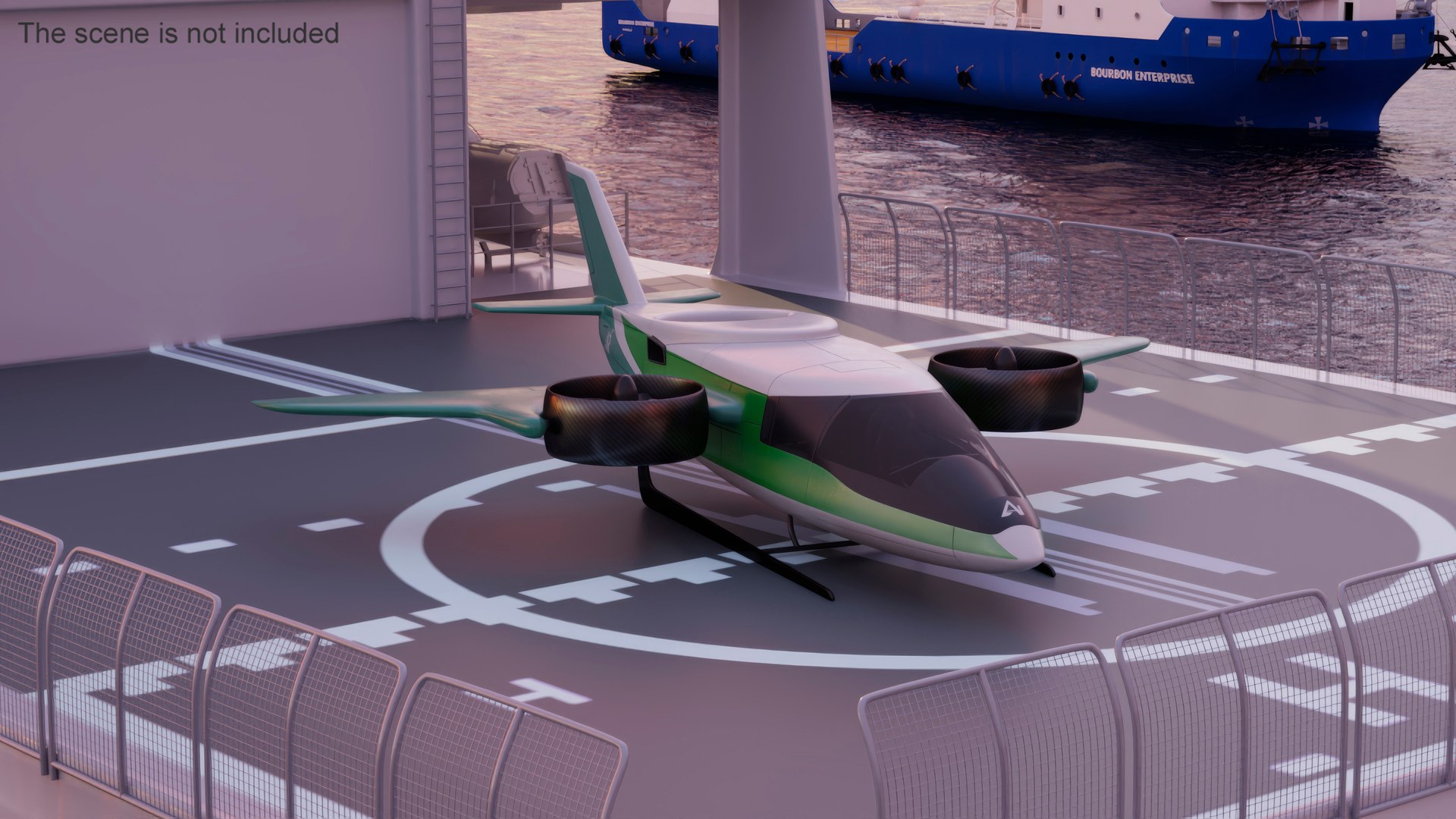 3D Model EVTOL Aircraft - TurboSquid 2246291