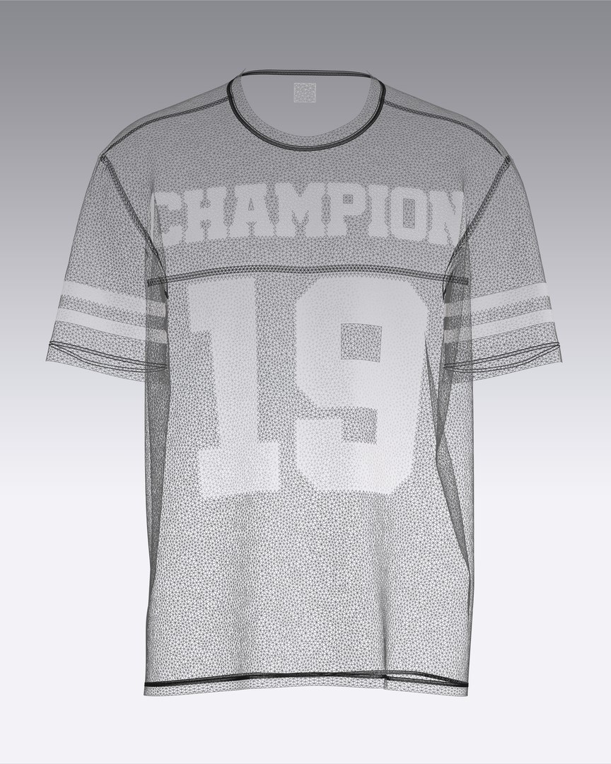 3D Model Mens Mesh T-shirt With Lettering Graphic Design - TurboSquid ...