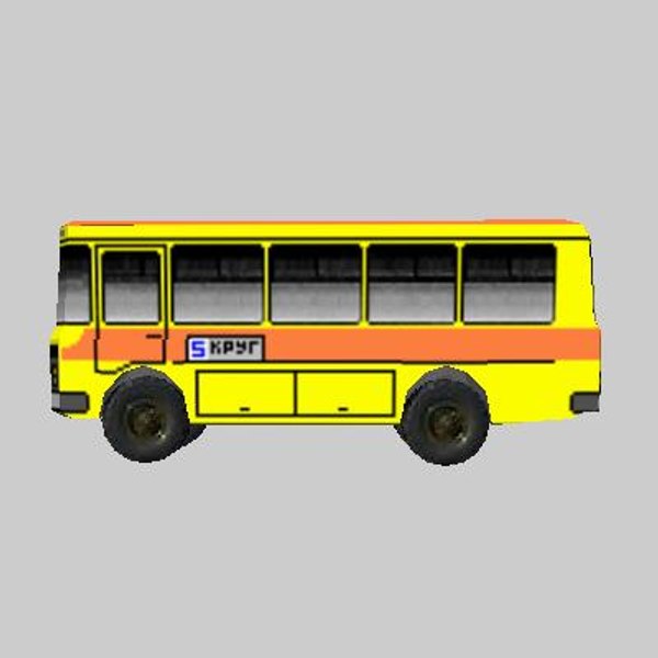 paz-3205 russia 3ds free