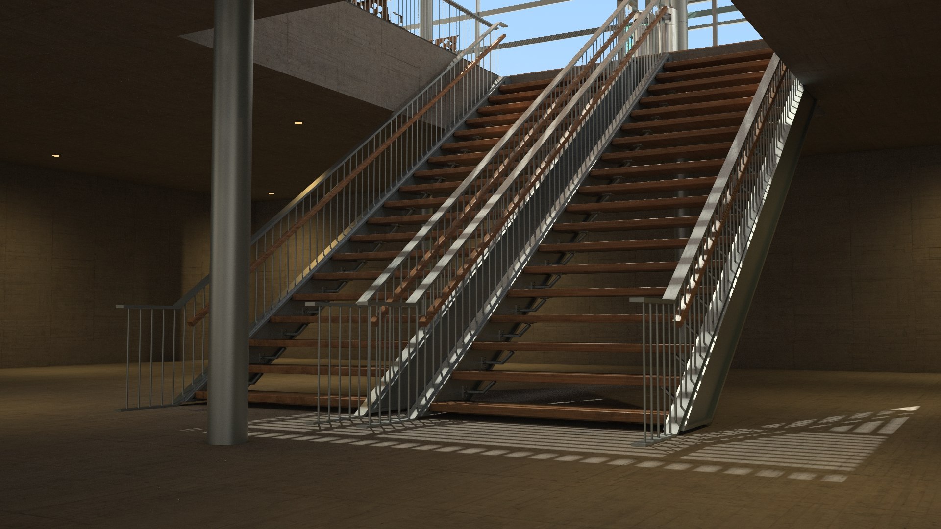 Rail Station Interior Design 3D - TurboSquid 2044554