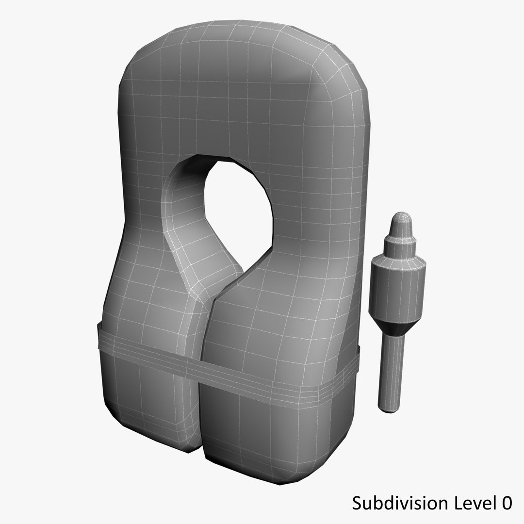 Life Jacket 3D Model - TurboSquid 1357454