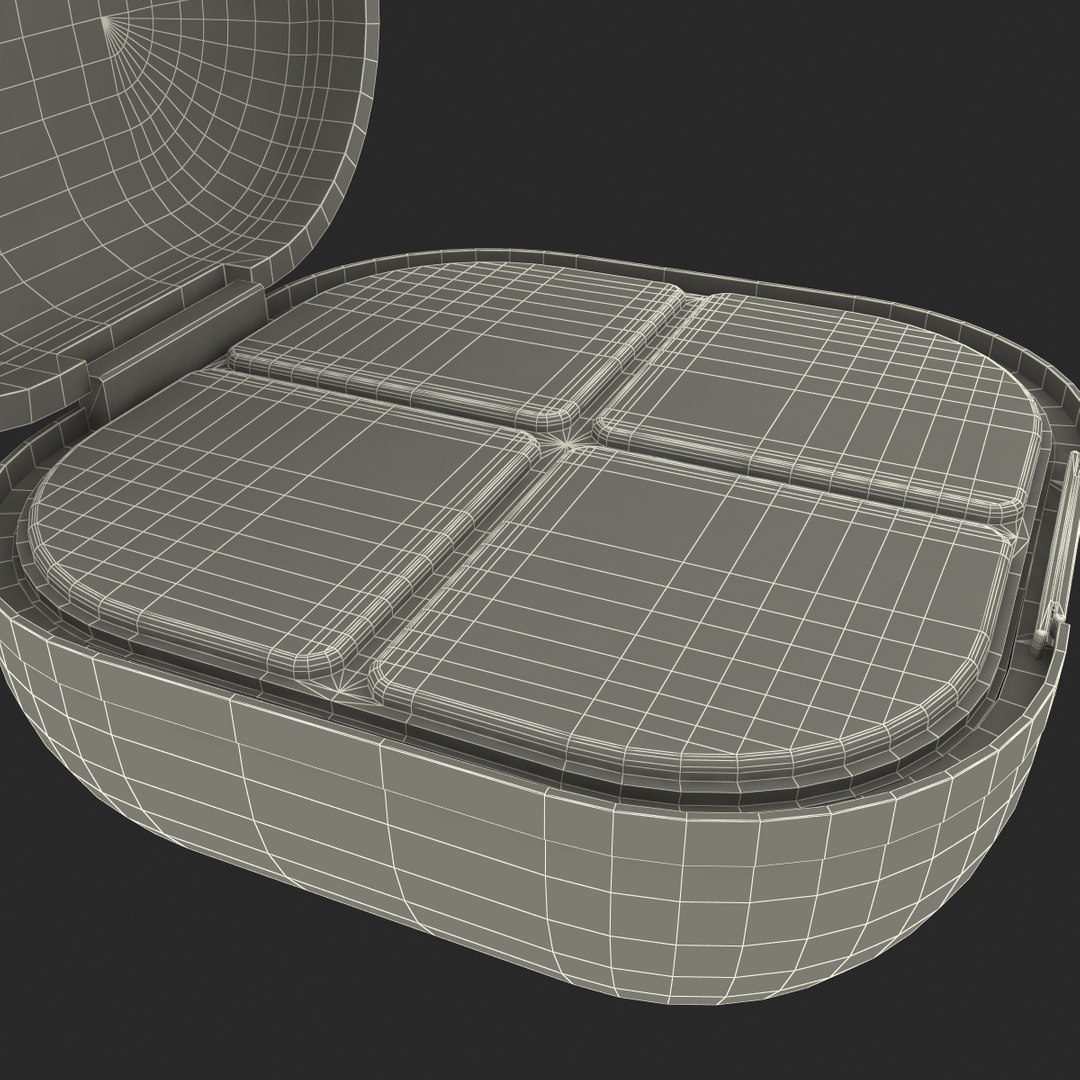 Camping Picnic Food Container 3d Model