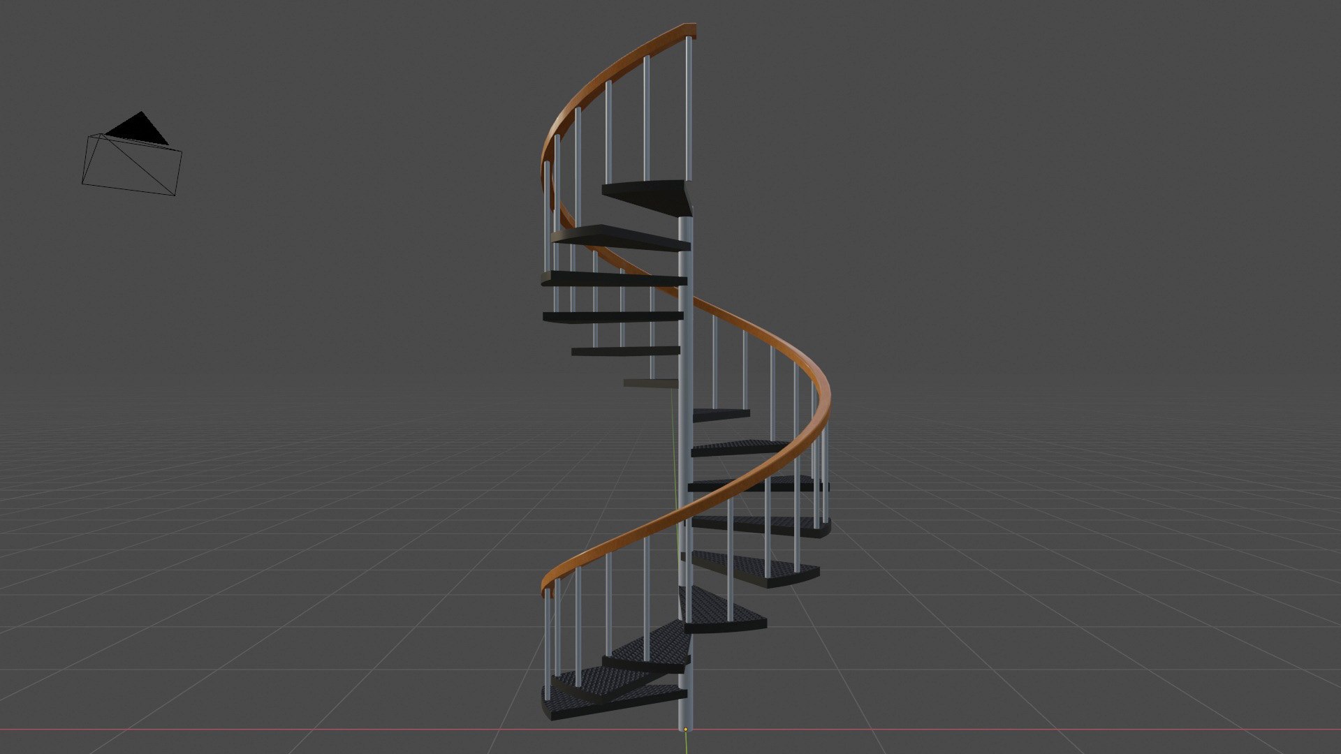 Spiral Staircase 3D Model - TurboSquid 2260081