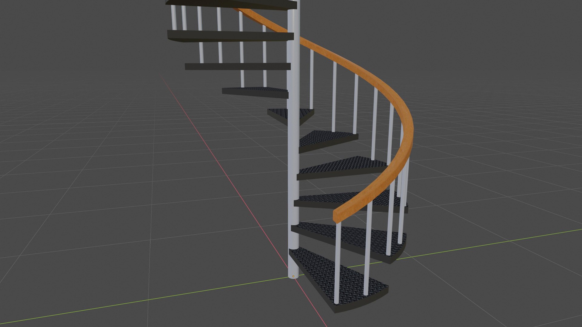 Spiral Staircase 3D Model - TurboSquid 2260081