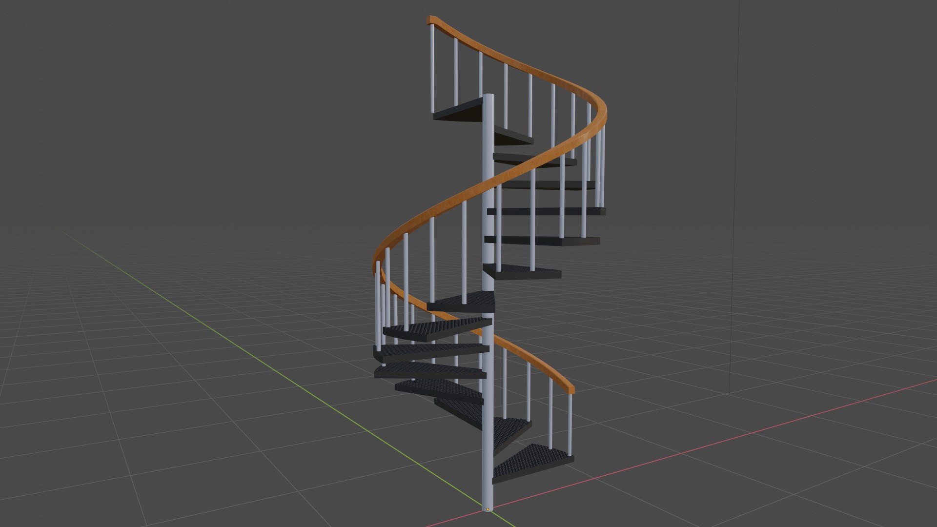 Spiral Staircase 3D Model - TurboSquid 2260081