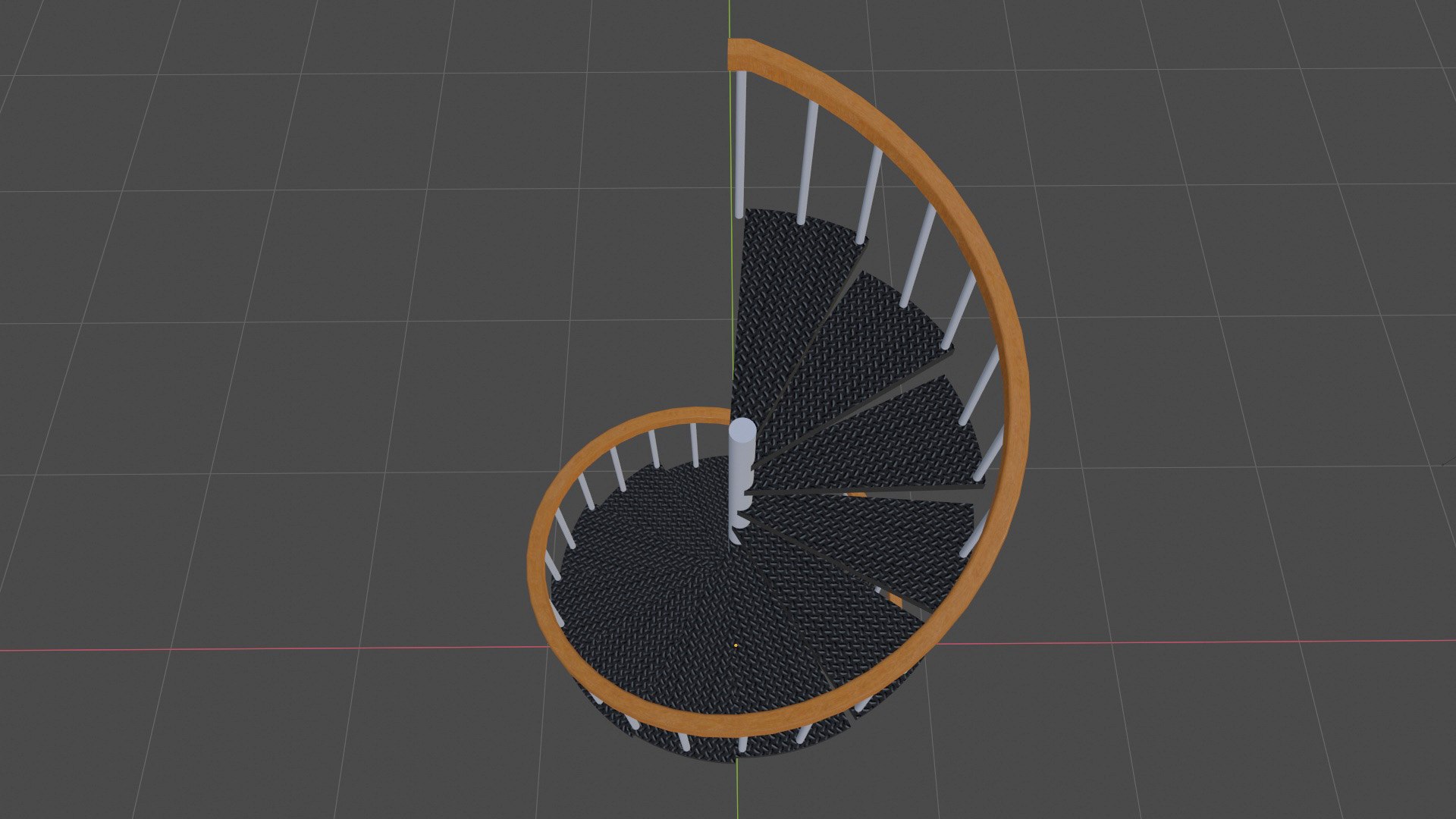 Spiral Staircase 3D Model - TurboSquid 2260081