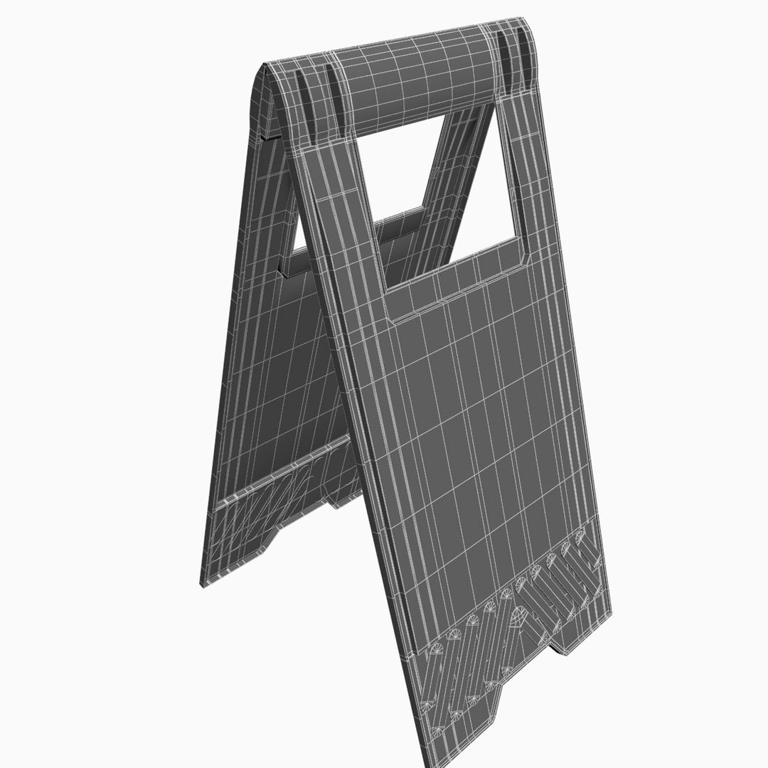 Street warning sign model - TurboSquid 1157028