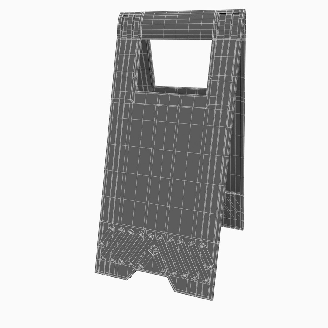 Street warning sign model - TurboSquid 1157028