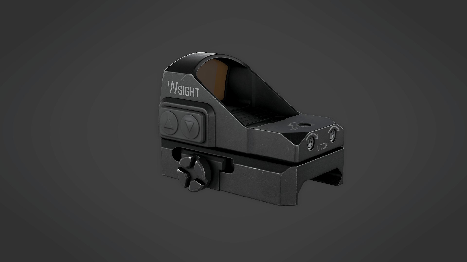 Reflex Sight Handgun 3D - TurboSquid 1788846