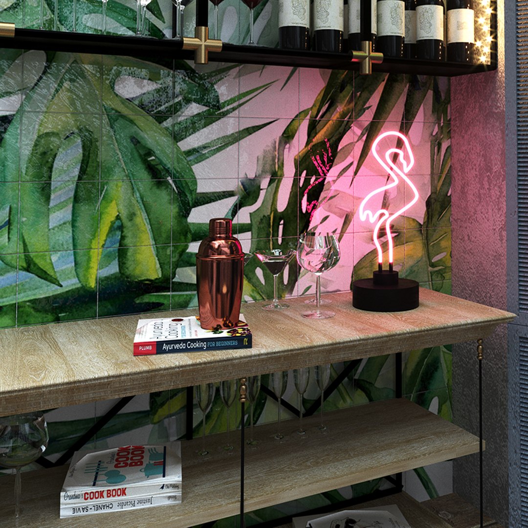 3D Bar Neon Model - TurboSquid 1445785