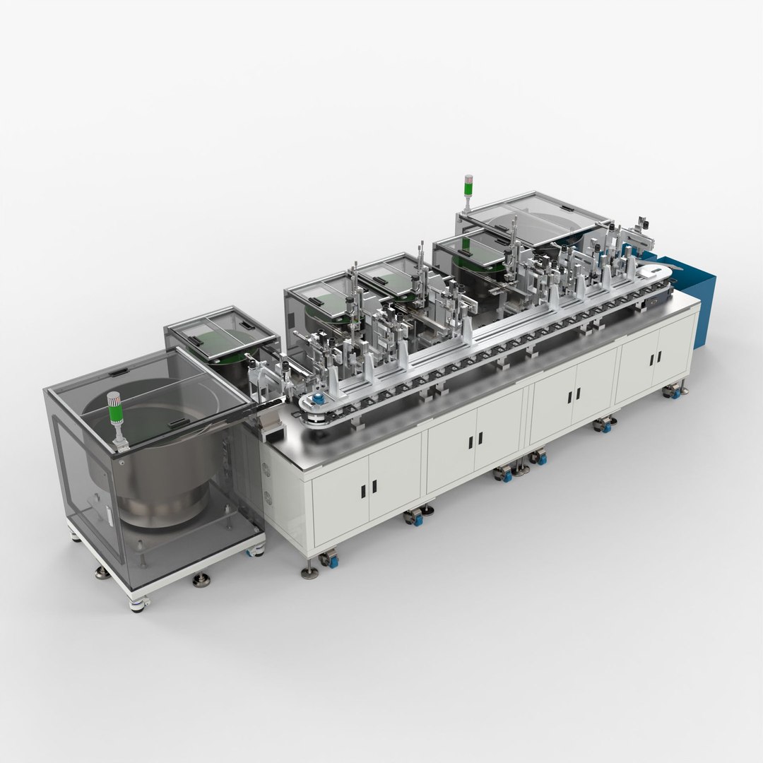 3D Automatic Plug Assembly Equipment Machine model - TurboSquid 1972494