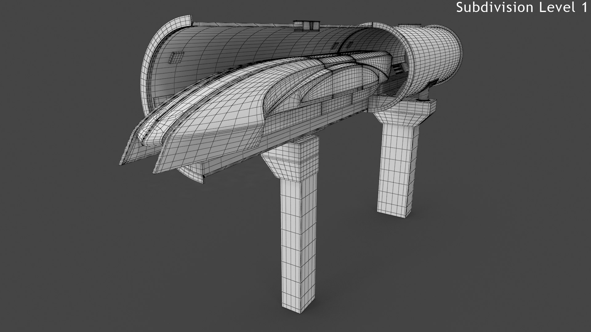 3D Bullet Train - TurboSquid 1905839