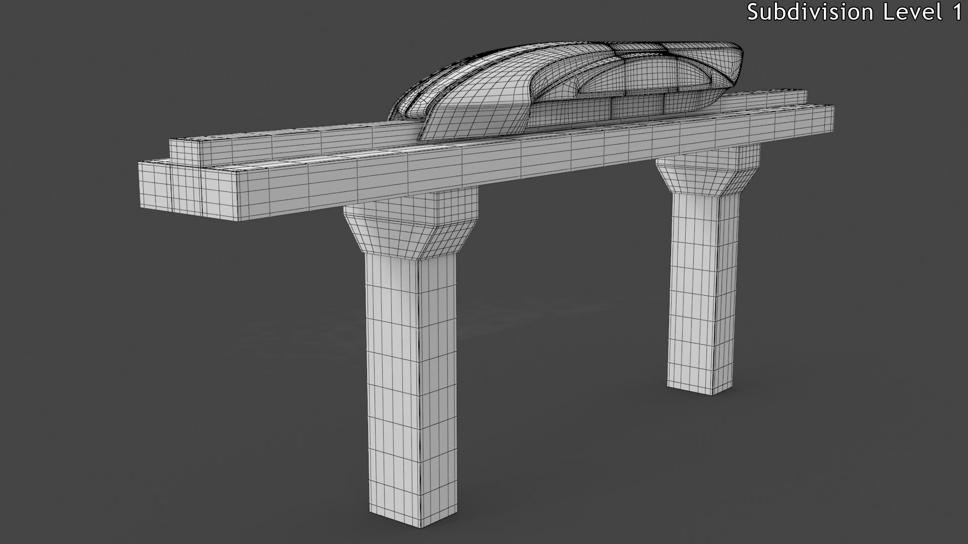 3D Bullet Train - TurboSquid 1905839