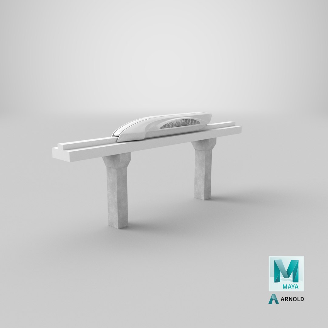 3D Bullet Train - TurboSquid 1905839