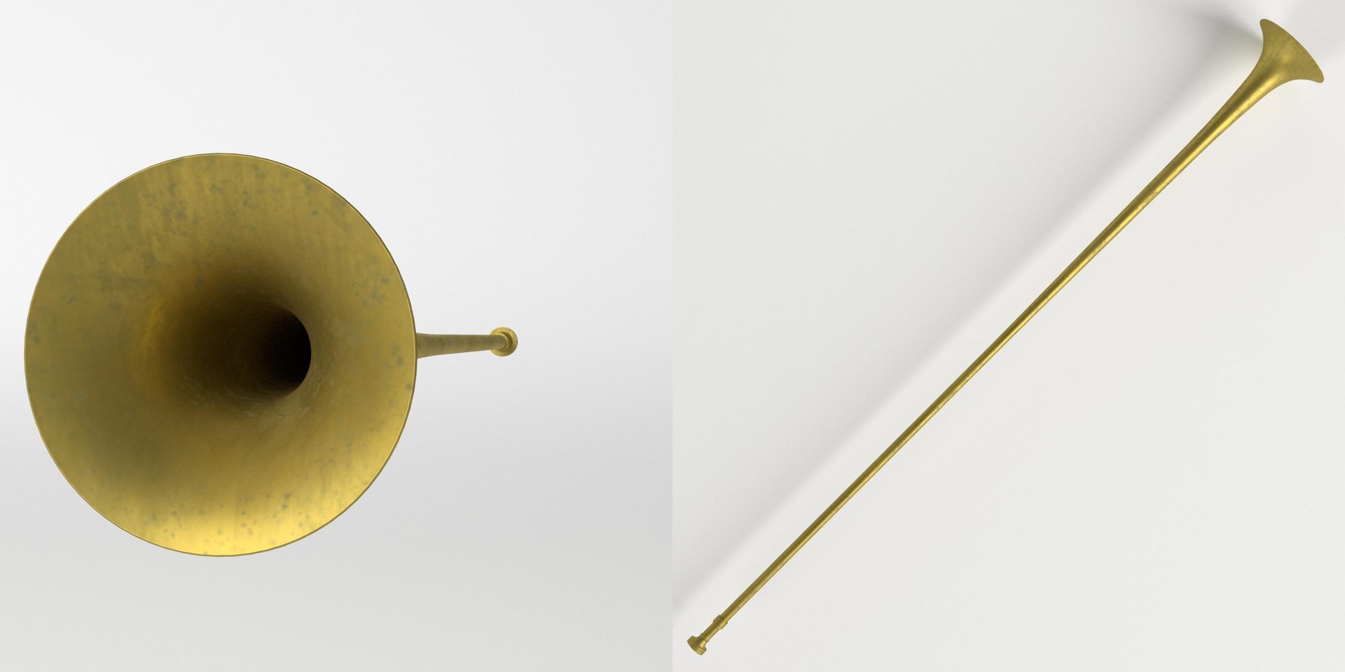3D Long Trumpet Model - TurboSquid 1423289