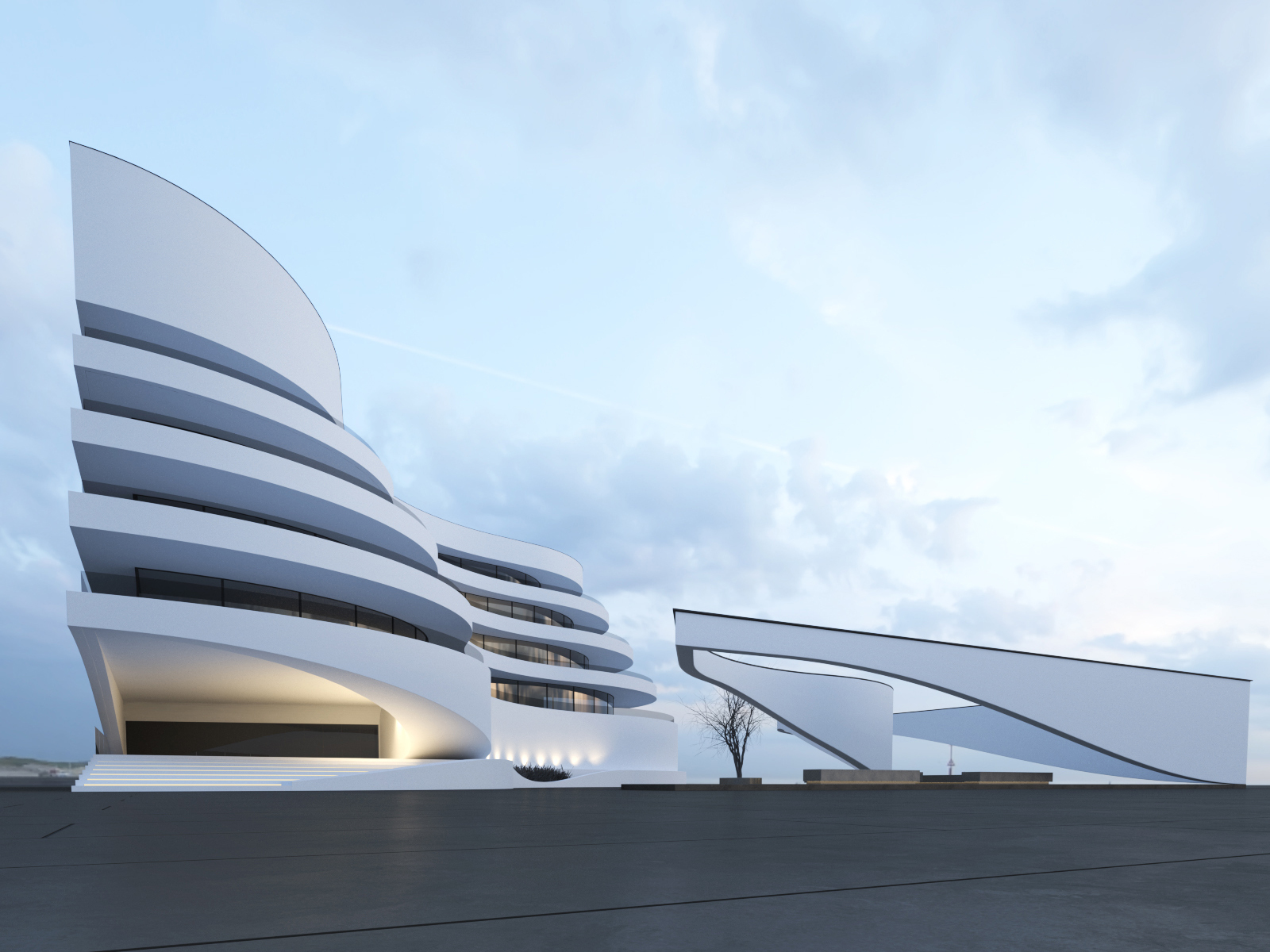 Building concept model - TurboSquid 1331182