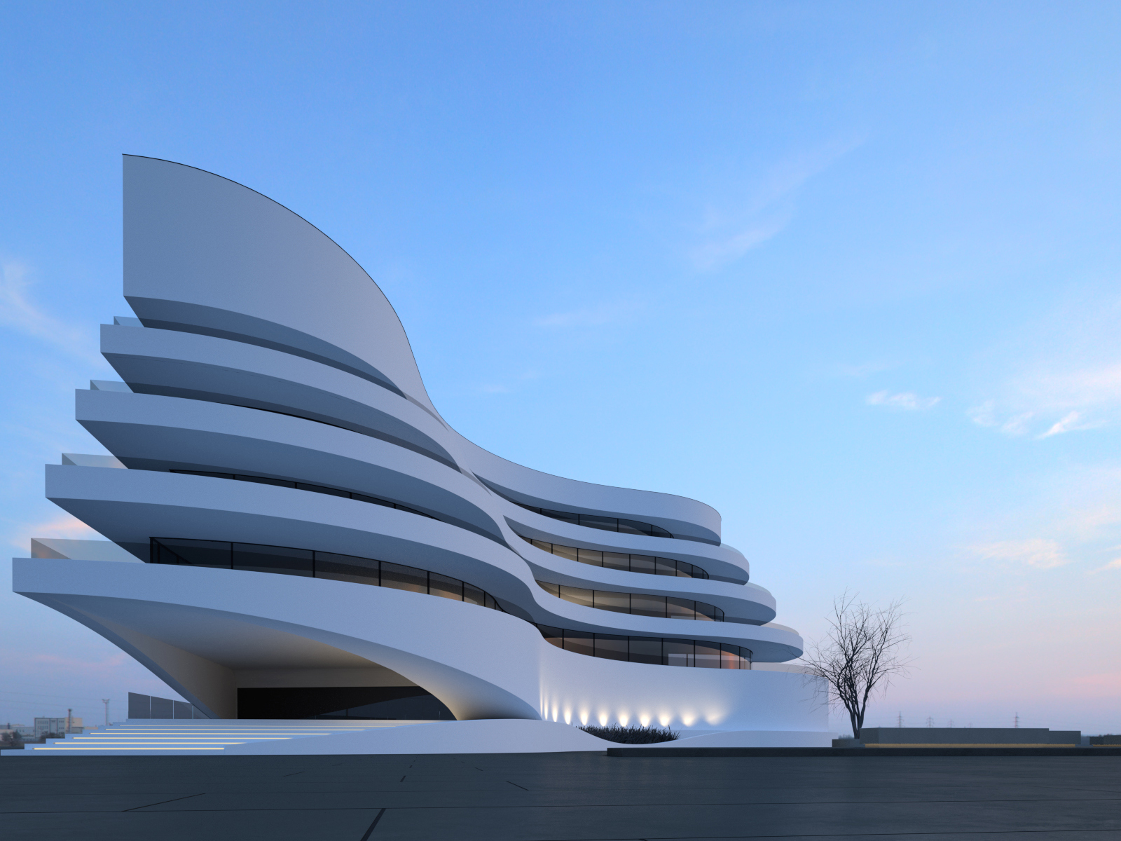 Building concept model - TurboSquid 1331182