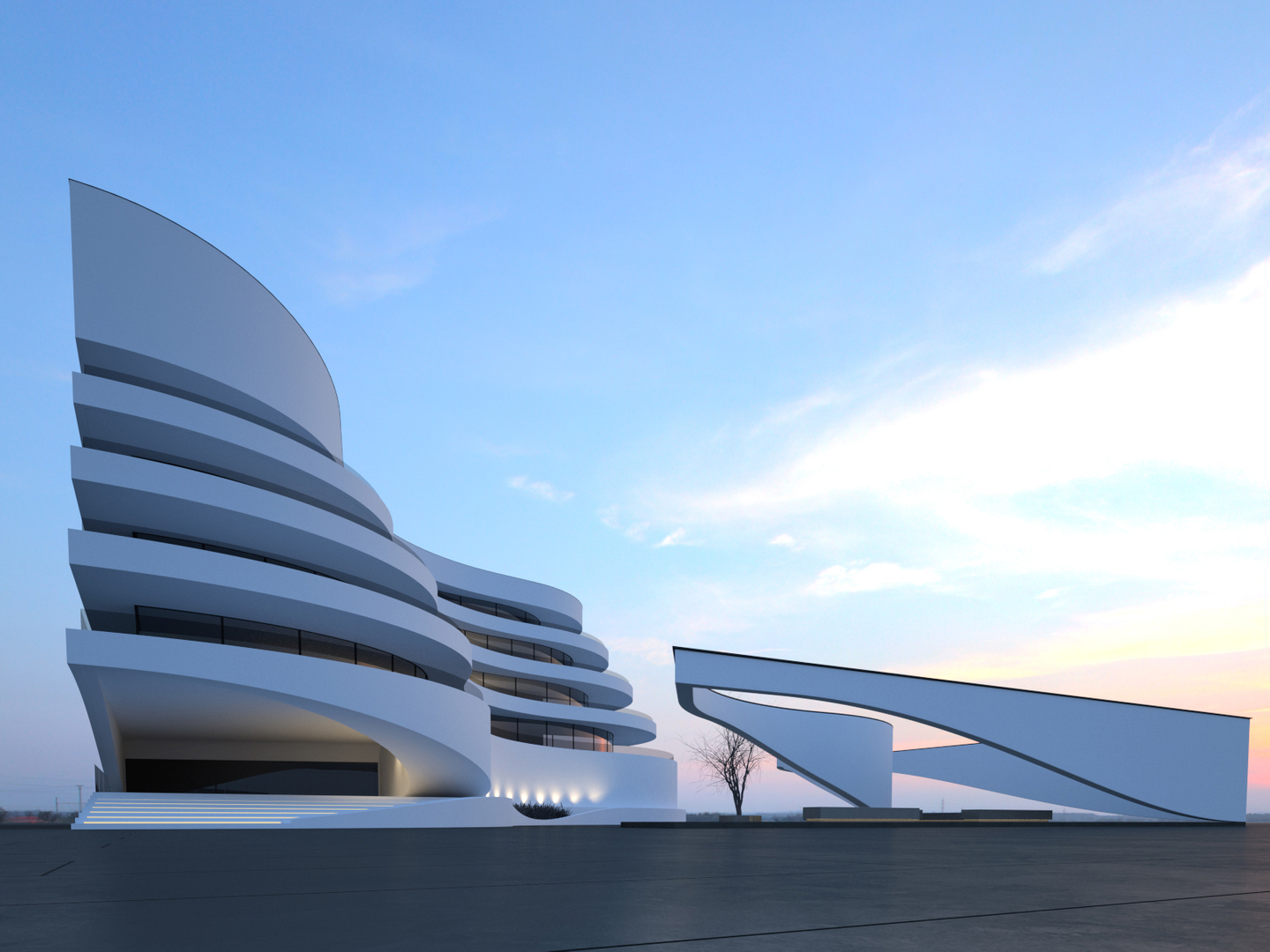 Building concept model - TurboSquid 1331182