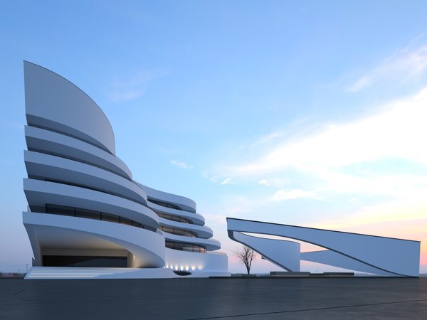 Building concept model - TurboSquid 1331182