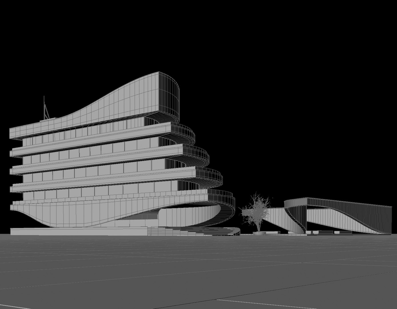 Building concept model - TurboSquid 1331182