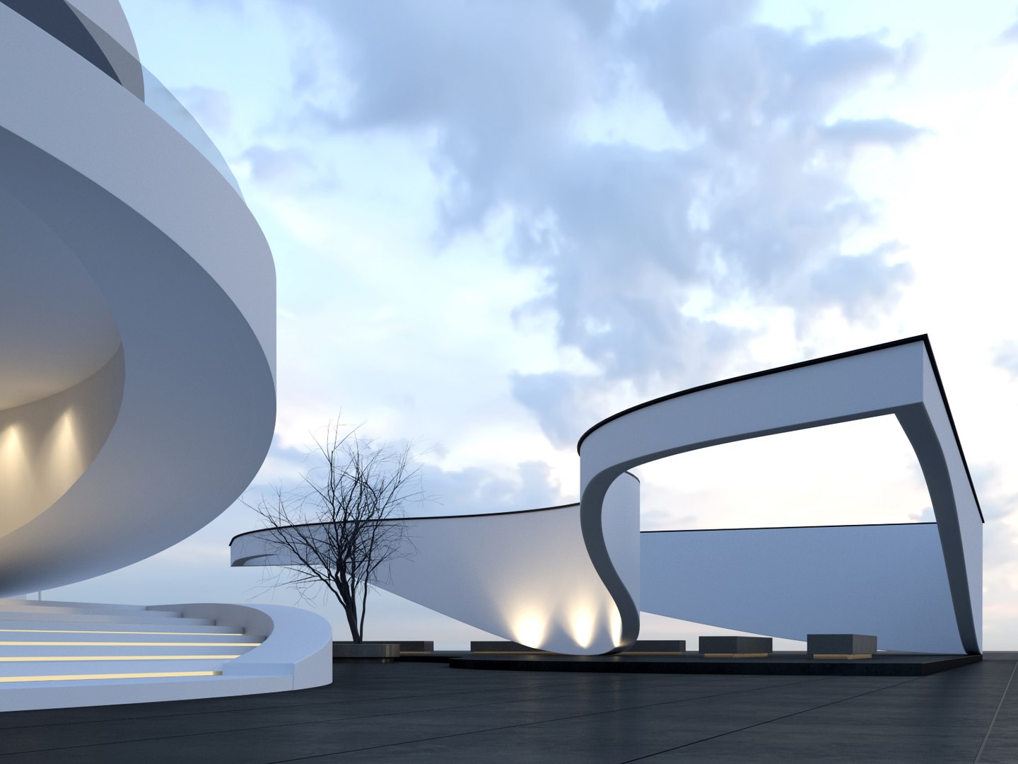 Building concept model - TurboSquid 1331182