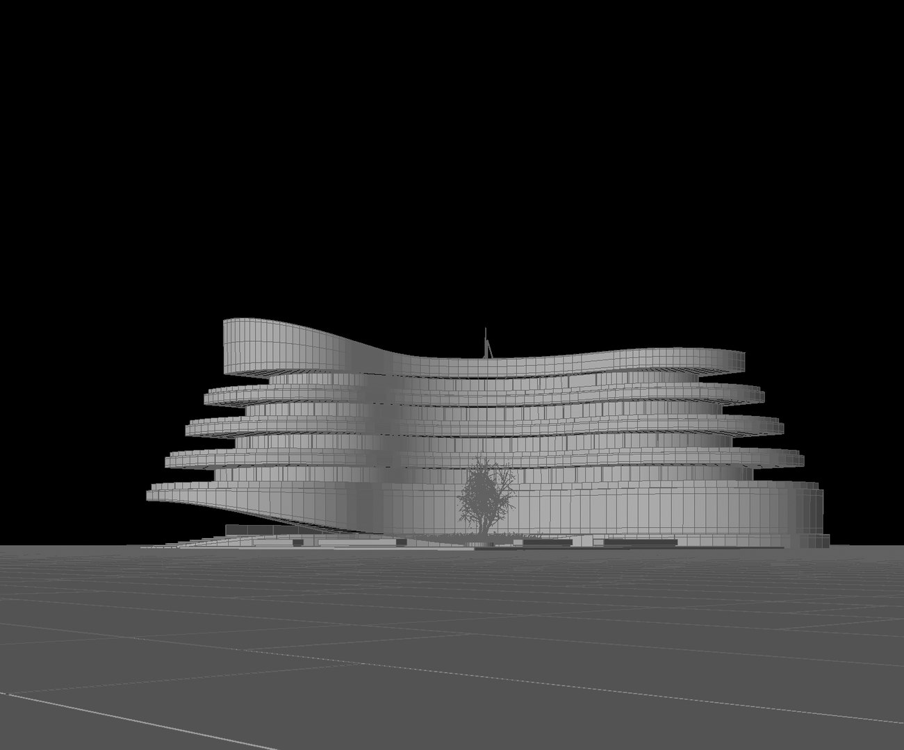Building concept model - TurboSquid 1331182