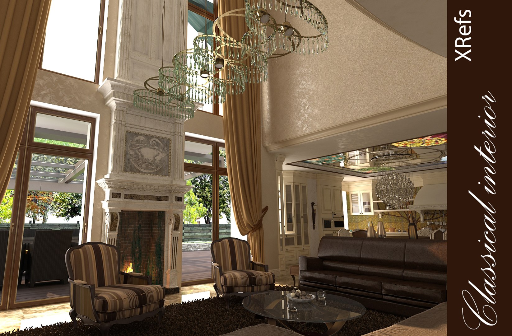 Interior Classic House 3d Max