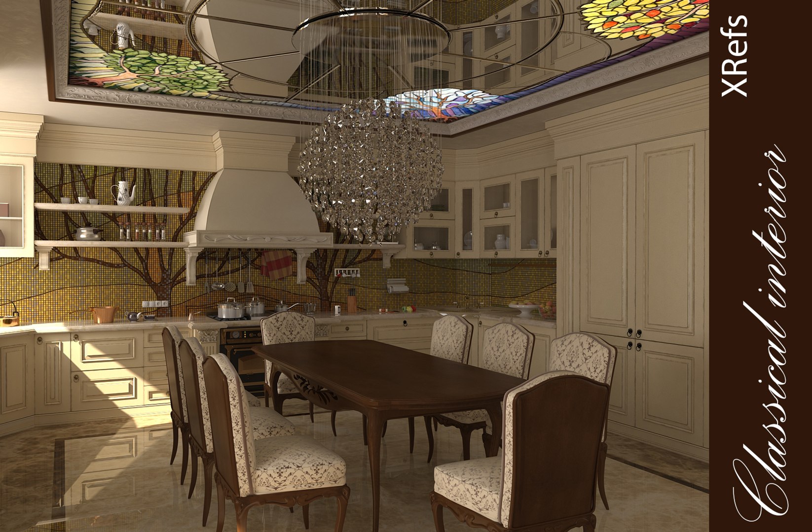 Interior Classic House 3d Max