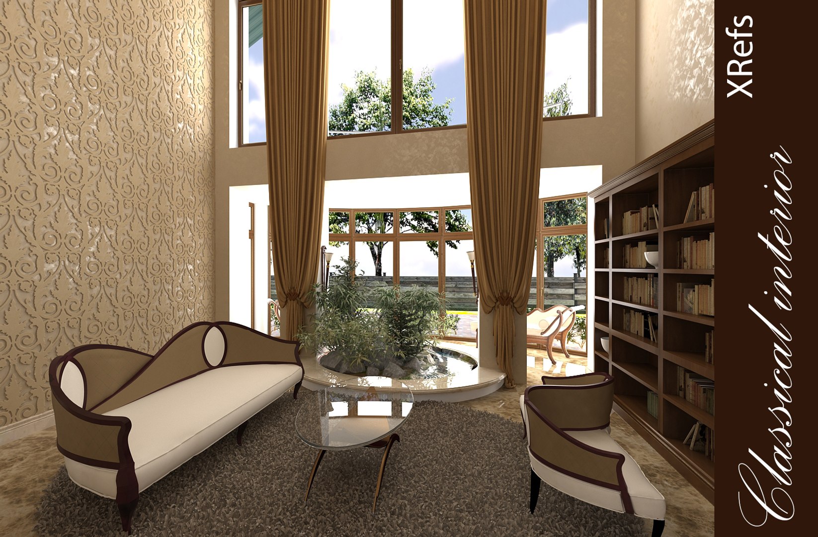 Interior Classic House 3d Max