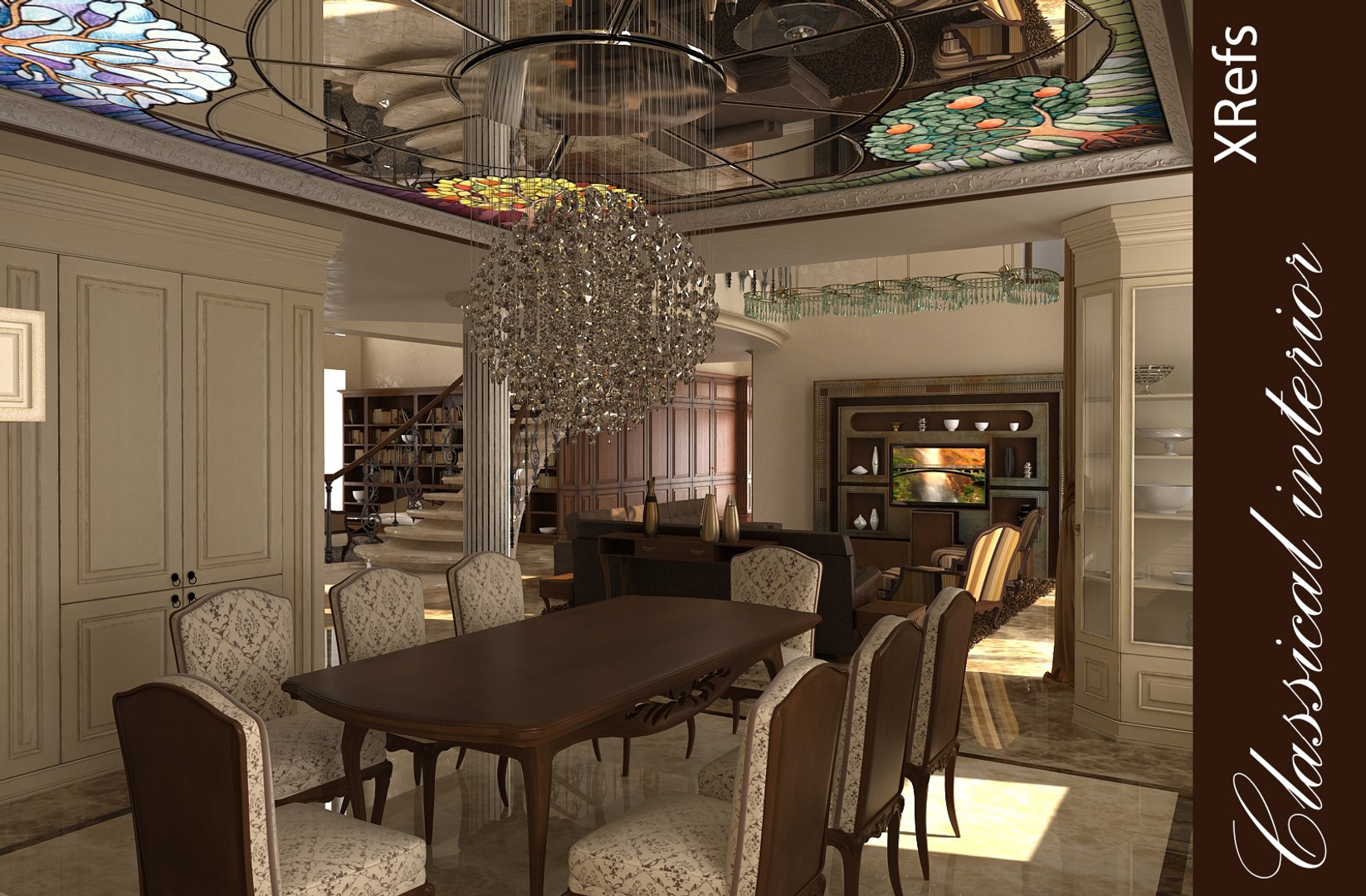 Interior Classic House 3d Max