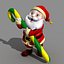 3d santa claus model