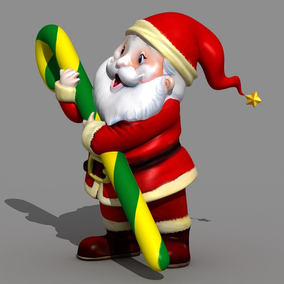 3d santa claus model