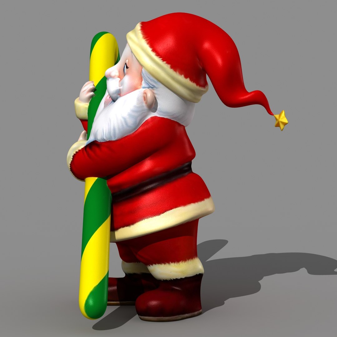 3d santa claus model