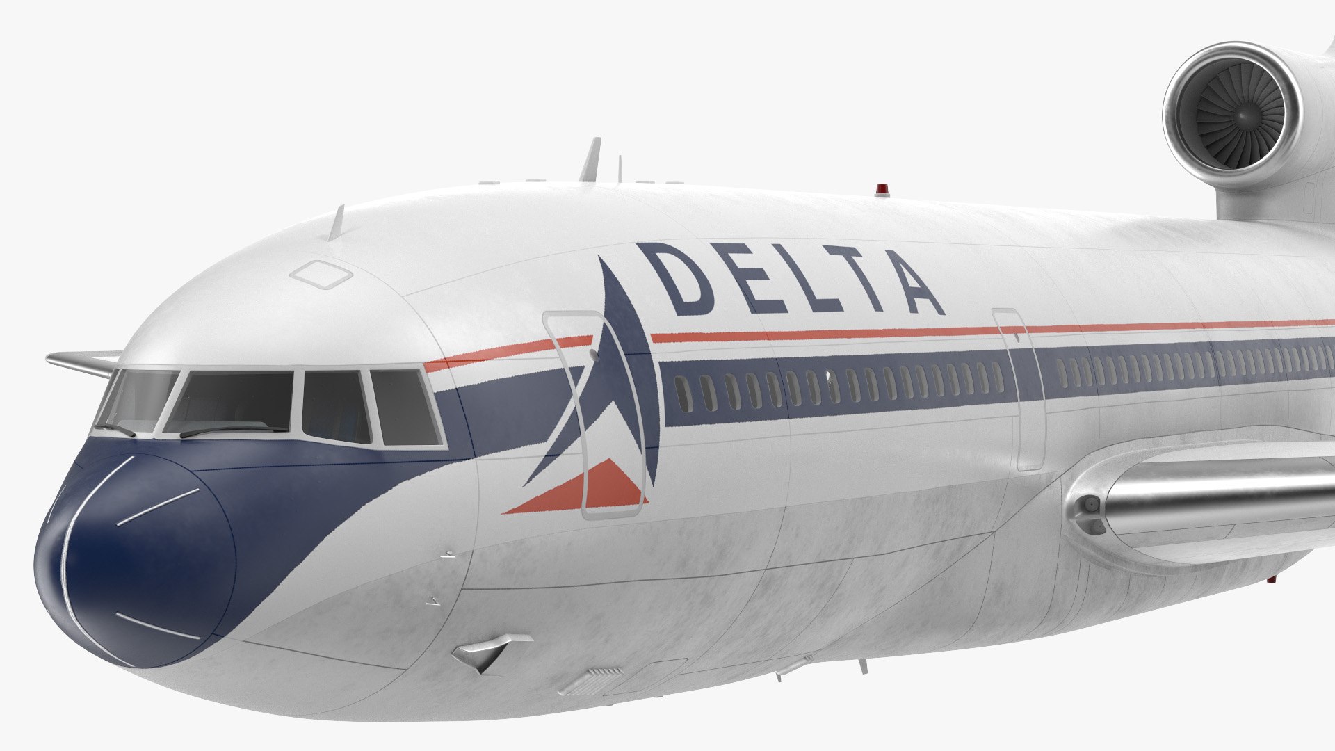 3D Delta Air Lines Lockheed L-1011 TriStar Flight model - TurboSquid ...